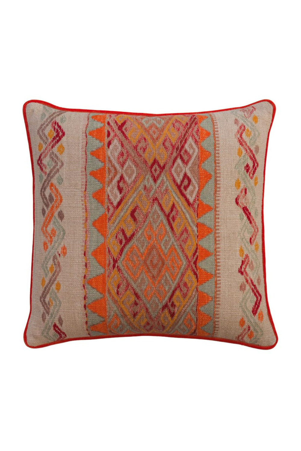Terracotta Print Cushion | Andrew Martin Frida Sunset | OROA TRADE