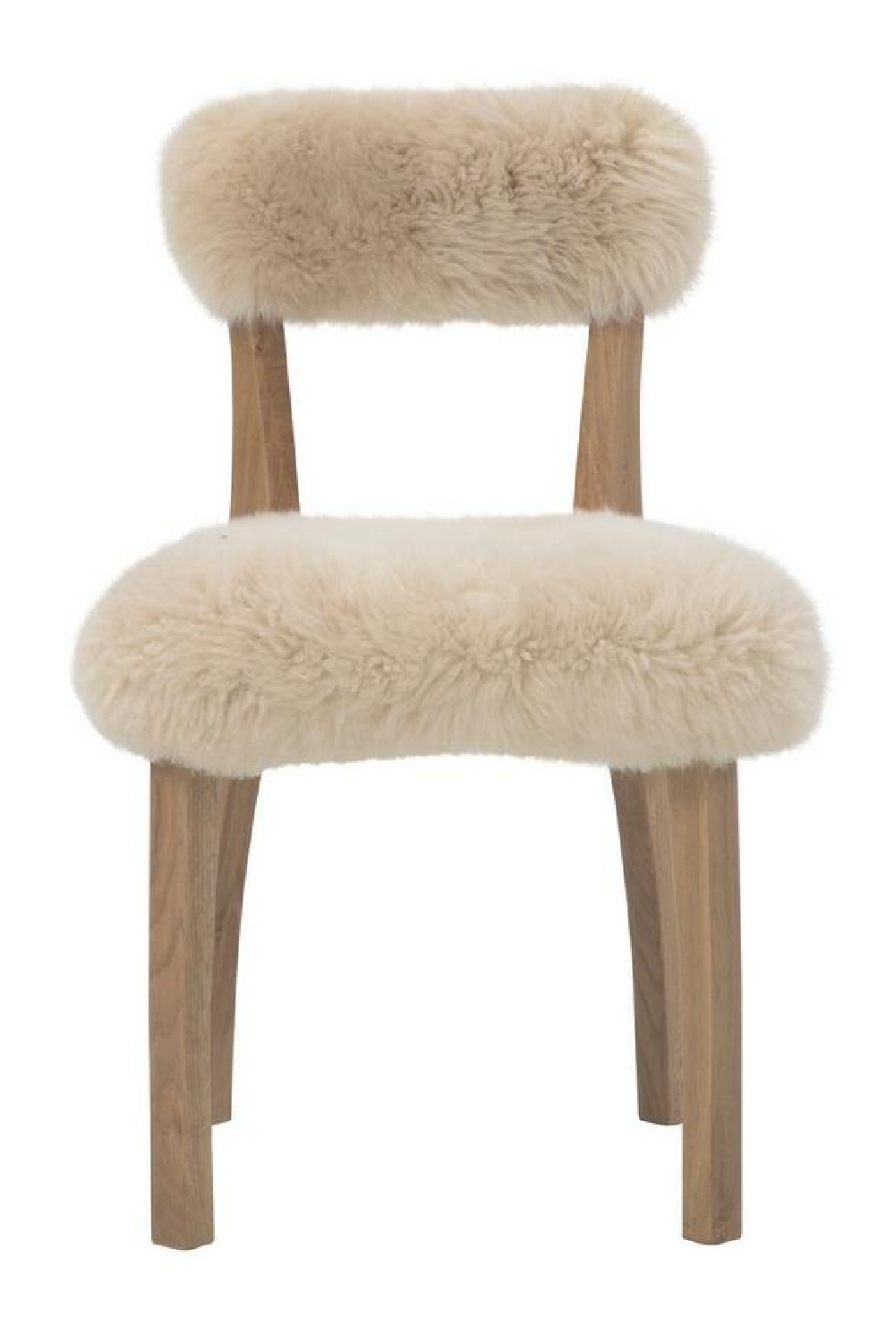 Sheepskin Upholstered Dining Chair | Andrew Martin Cabin | Oroa Trade