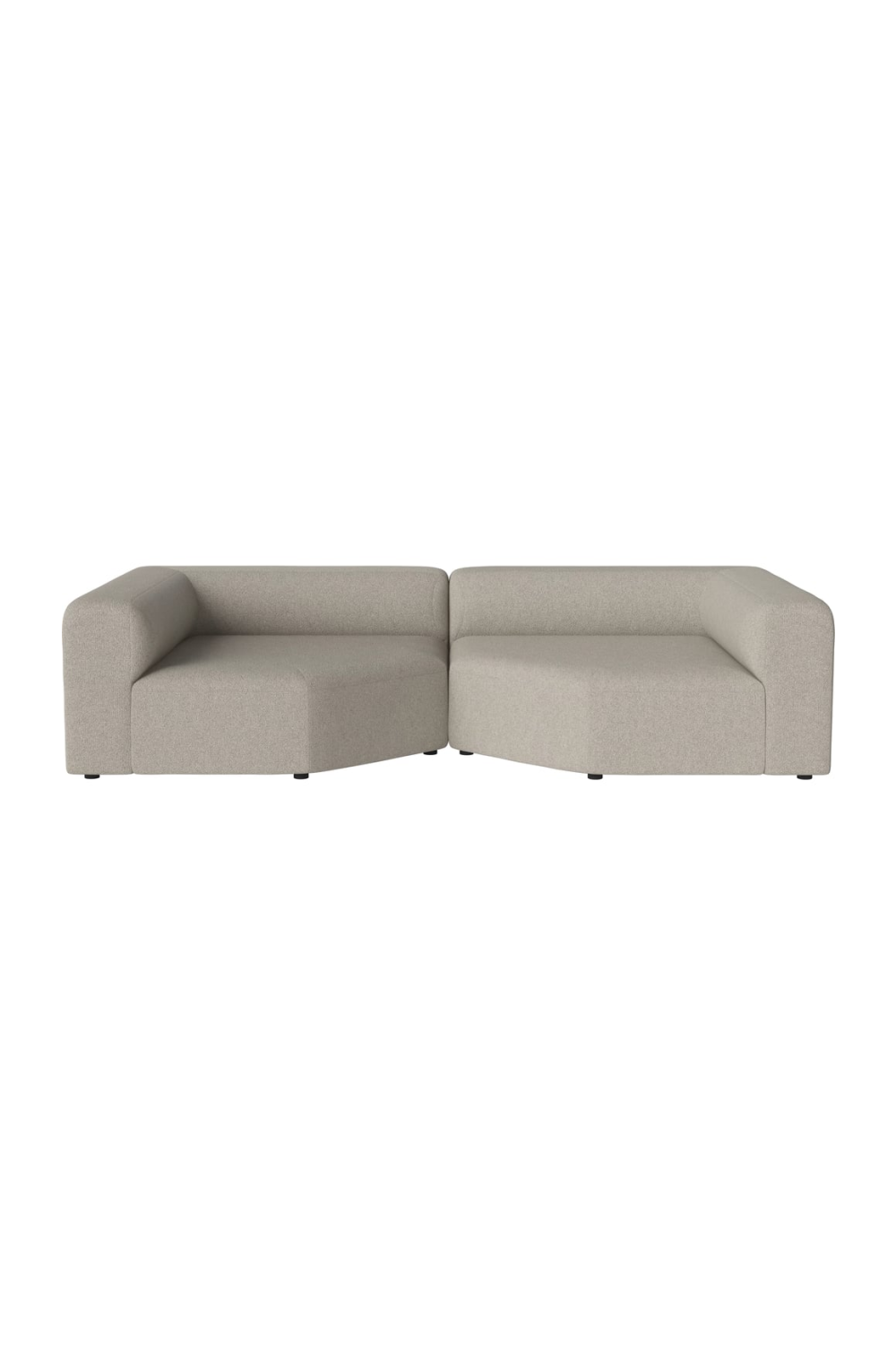 Modern Minimalist 2-Unit Modular Sofa | Bolia Angle | Oroa Trade