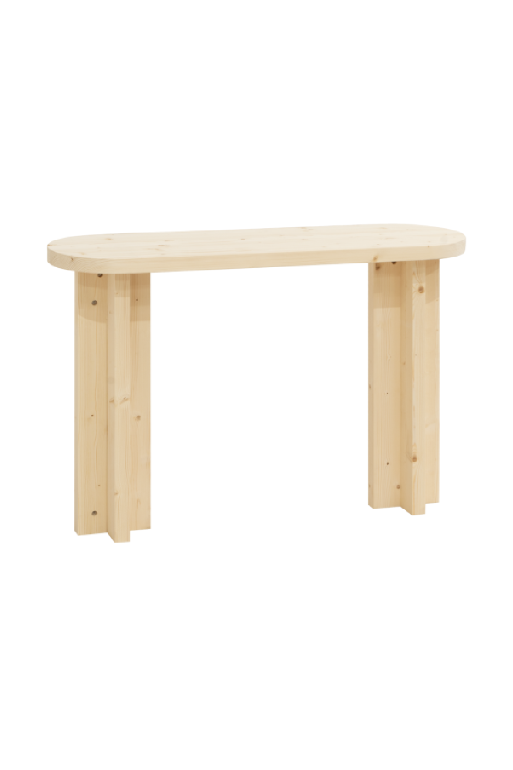 Japandi Oval Console Table | Decowood Tokyo | Oroa Trade