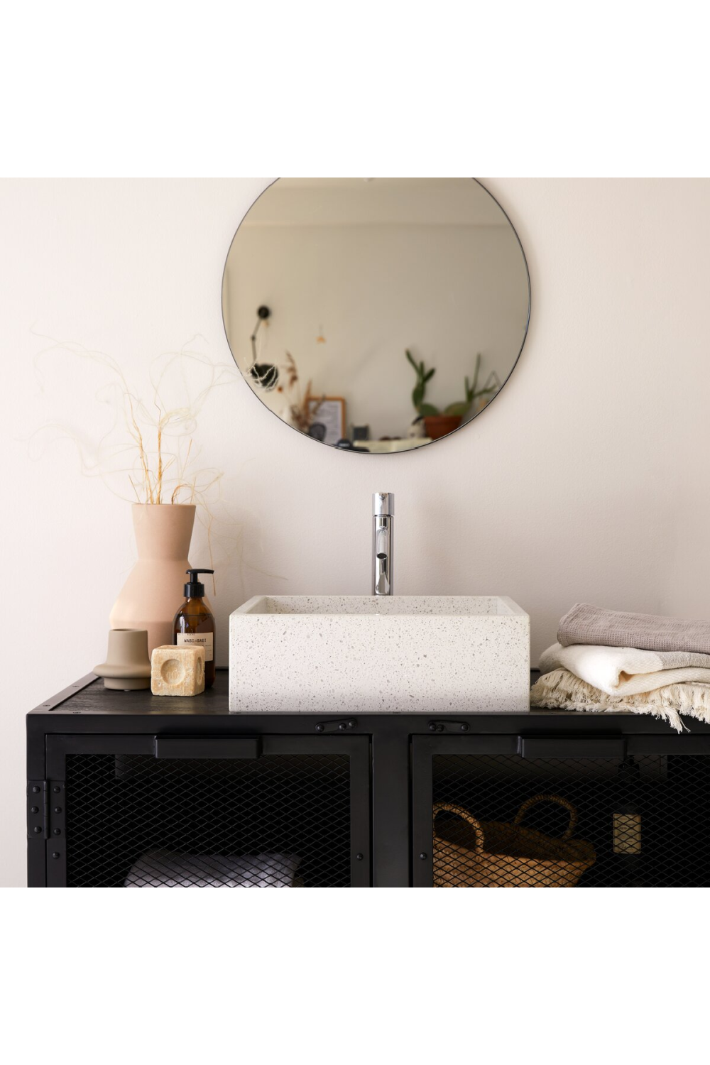 Terrazzo Modern Bathroom Sink | Tikamoon Made | OROA TRADE