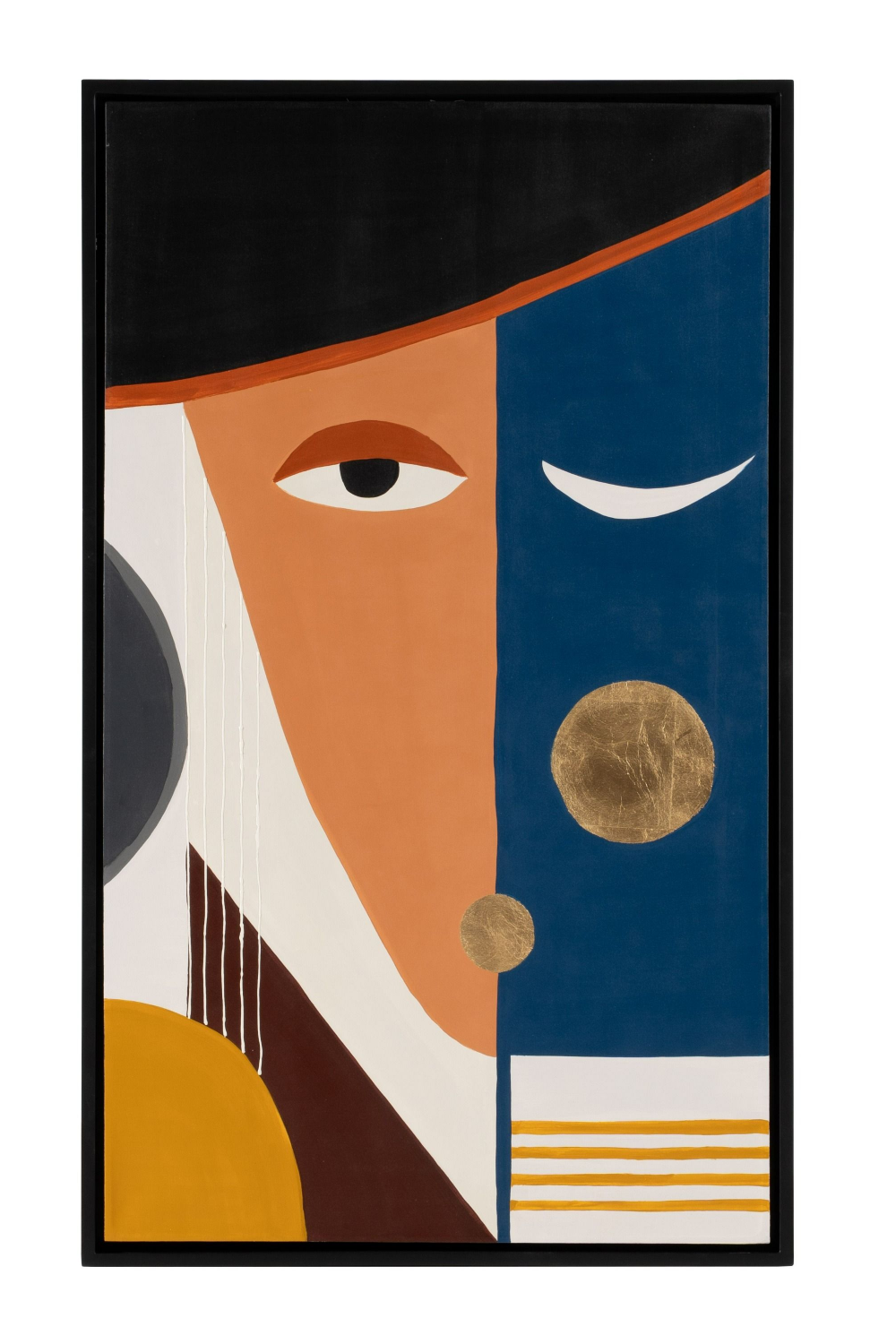 Multi-Colored Face Painting 35" x 59" | OROA Modern Colors Face