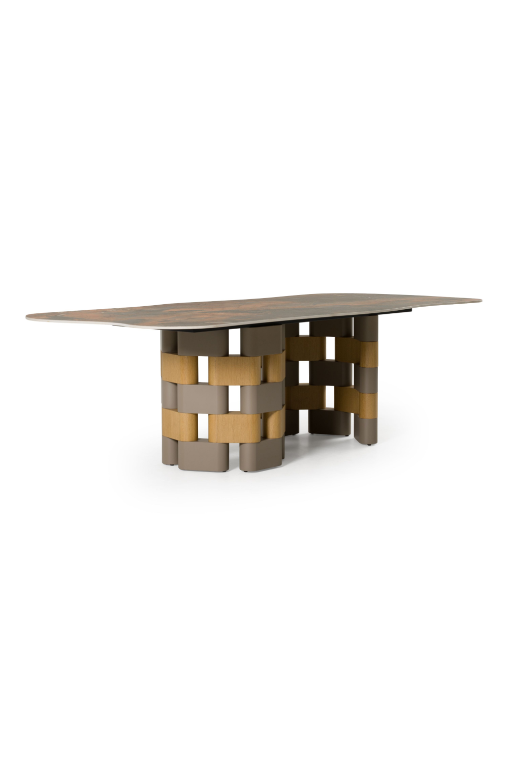Dark Ceramic Dining Table | OROA Modern Falzone | Oroa Trade