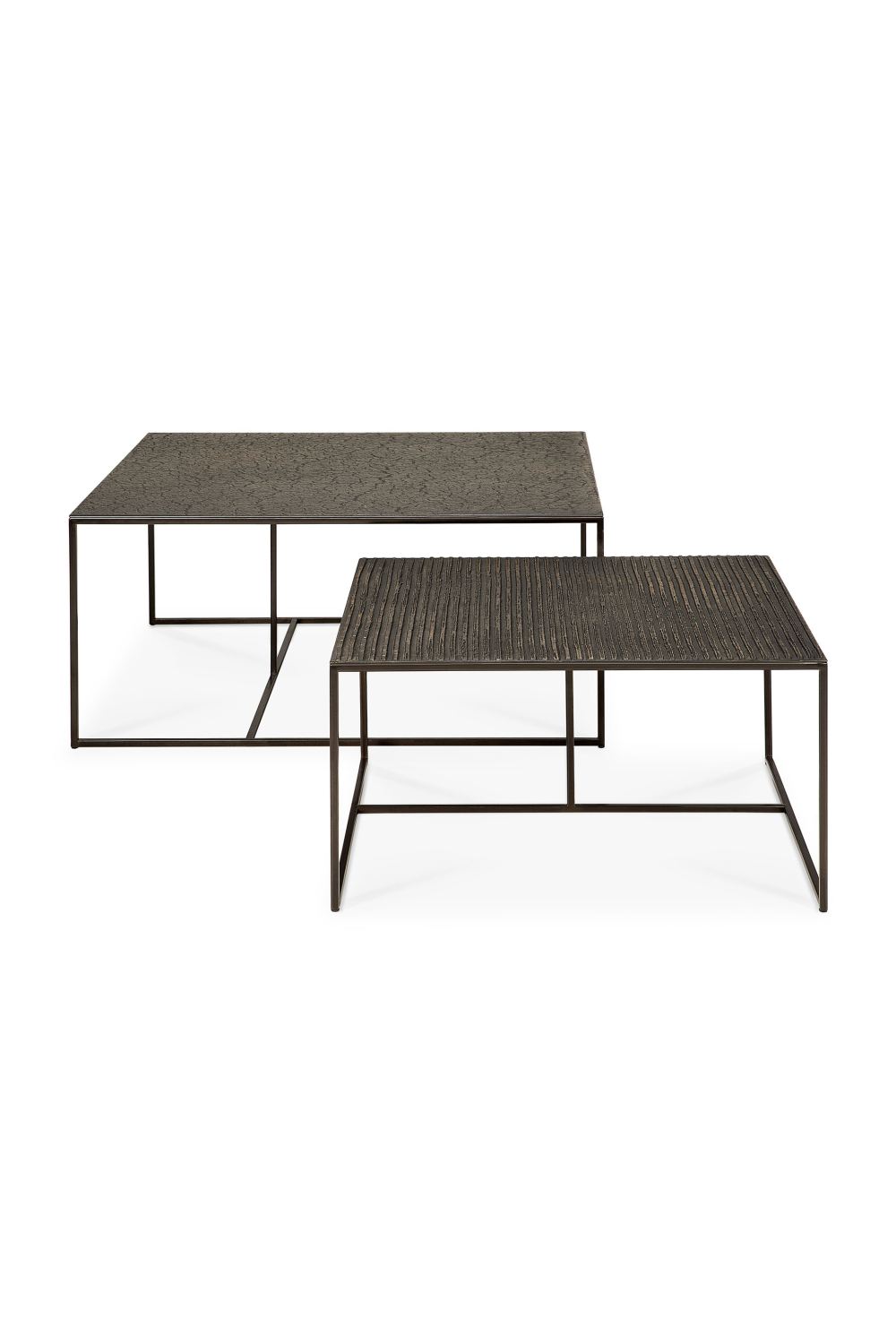 Mineral Rectangular Nesting Coffee Tables (2) | Ethnicraft Pentagon
